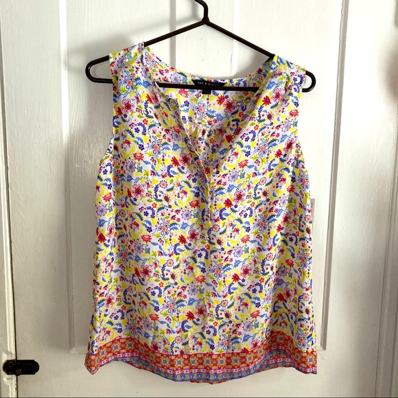 Zac & Rachel | Tops | Zac Rachel Floral Blouse Tank Top | Poshmark